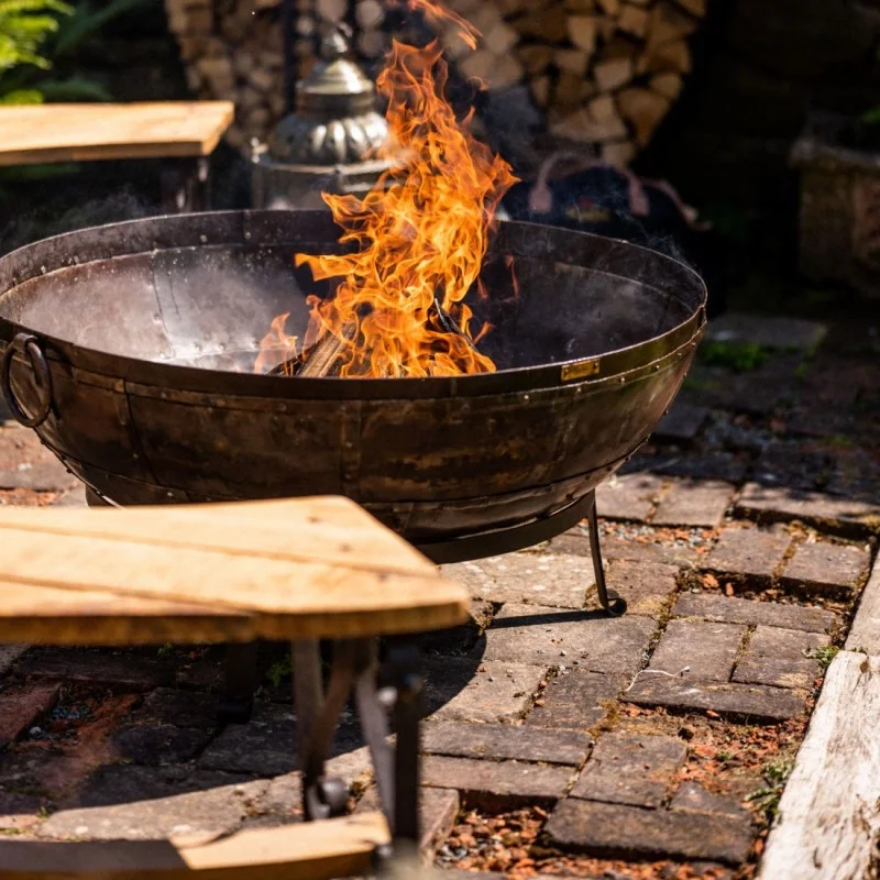 Kadai Curved Bench | Fire Pit Bench